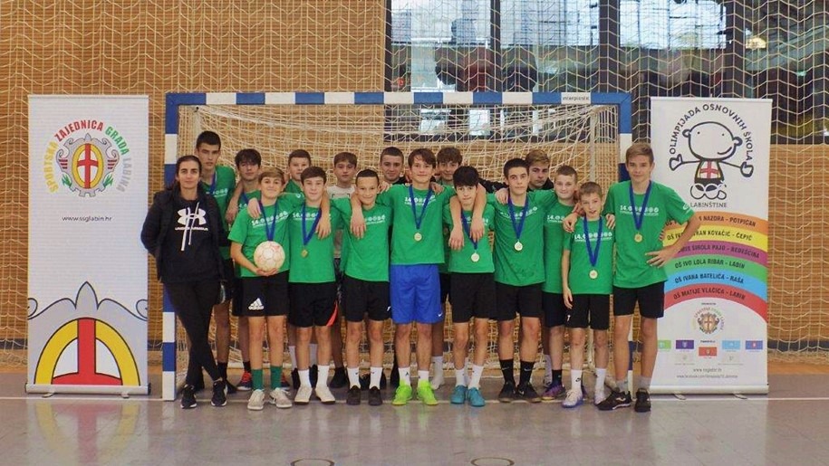 NOGOMET: OŠ Ivo Lola Ribar do zlata na Olimpijadi OŠ Labinštine